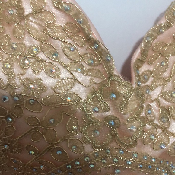 Amy Lee | Dresses | Amy Lee Light Pink Strapless Sheath Prom Dress ...